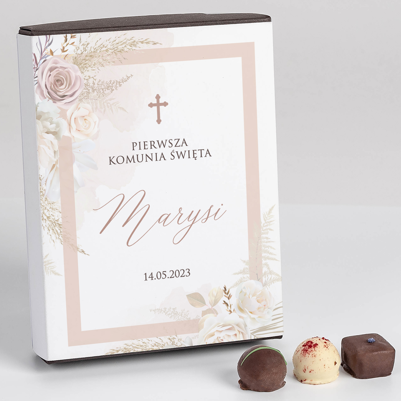 Bombonierka na komunię DLA DZIEWCZYNKI