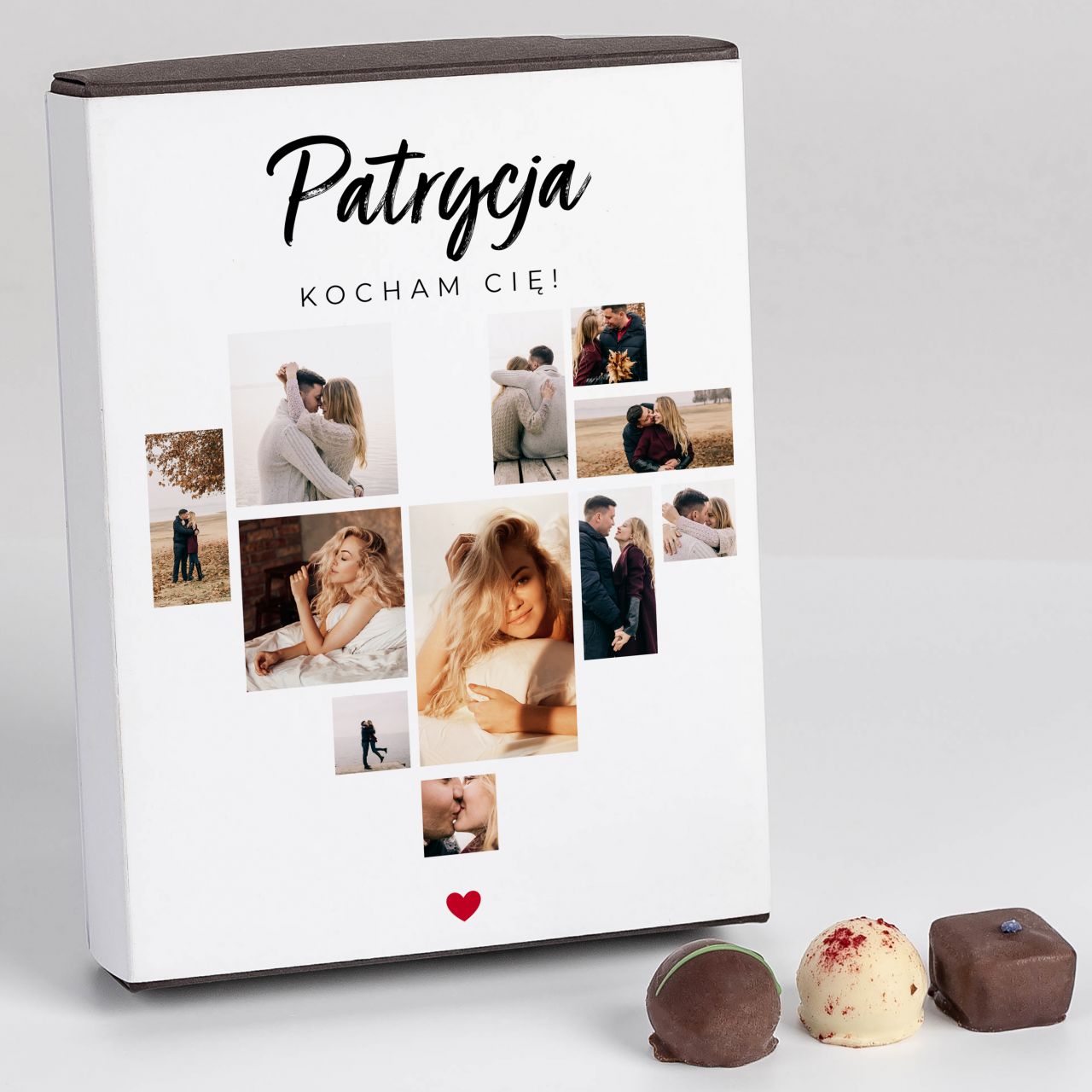 Bombonierka personalizowana SŁODKI PREZENT NA WALENTYNKI