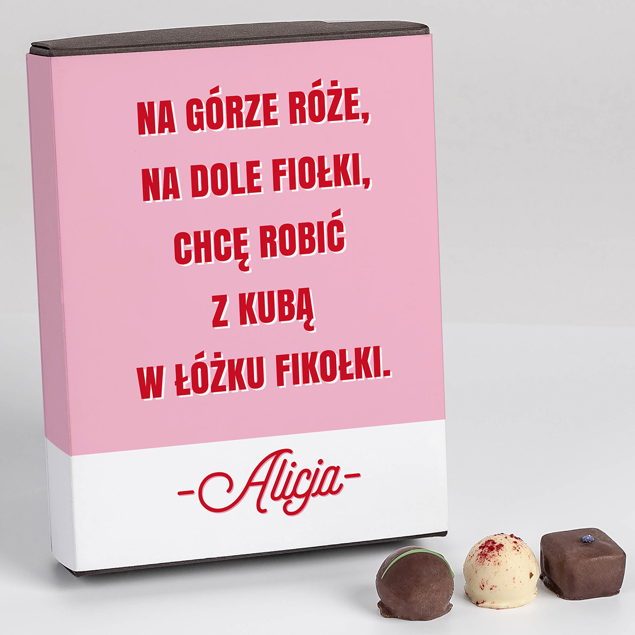 Walentynkowe czekoladki FIKOŁKI Czekoladki | Crazyshop