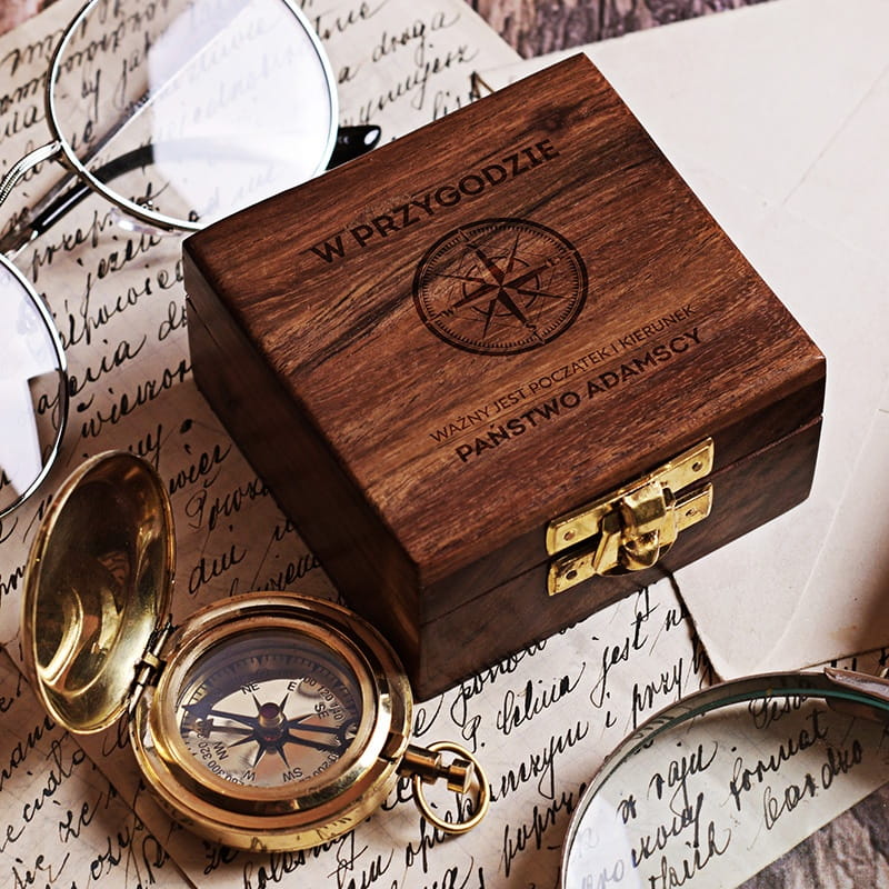 Kompas na prezent • Kompas z dedykacją | Crazyshop
