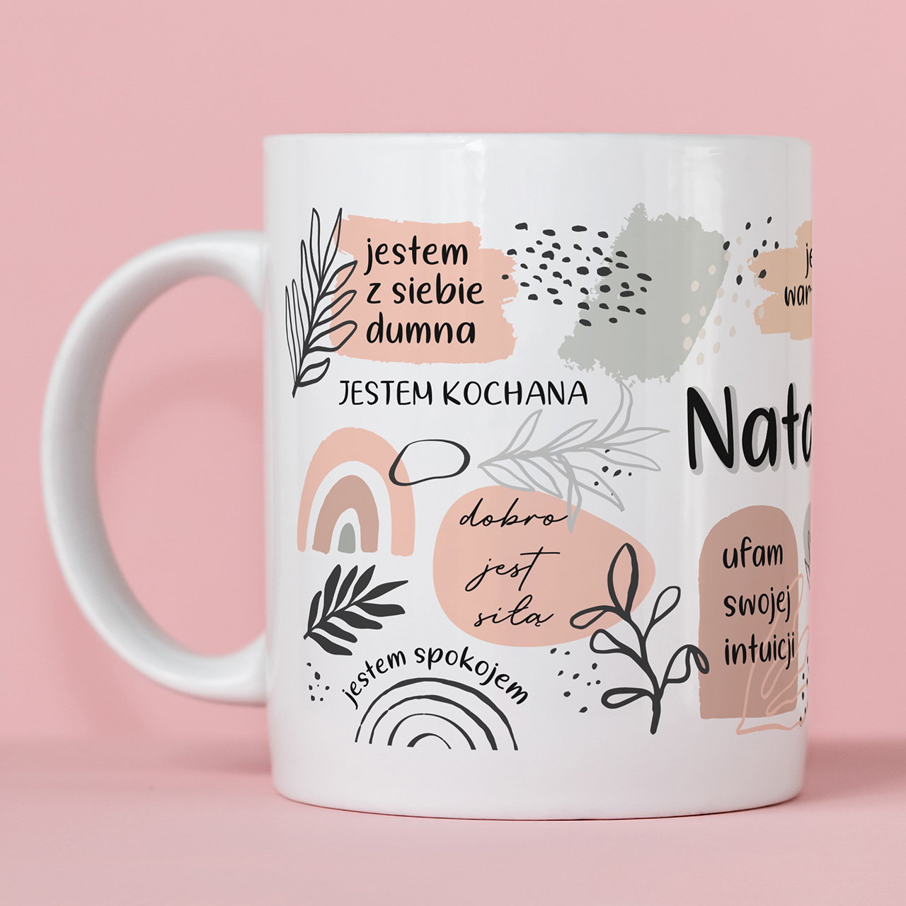 Pozytywny kubek personalizowany SELF LOVE