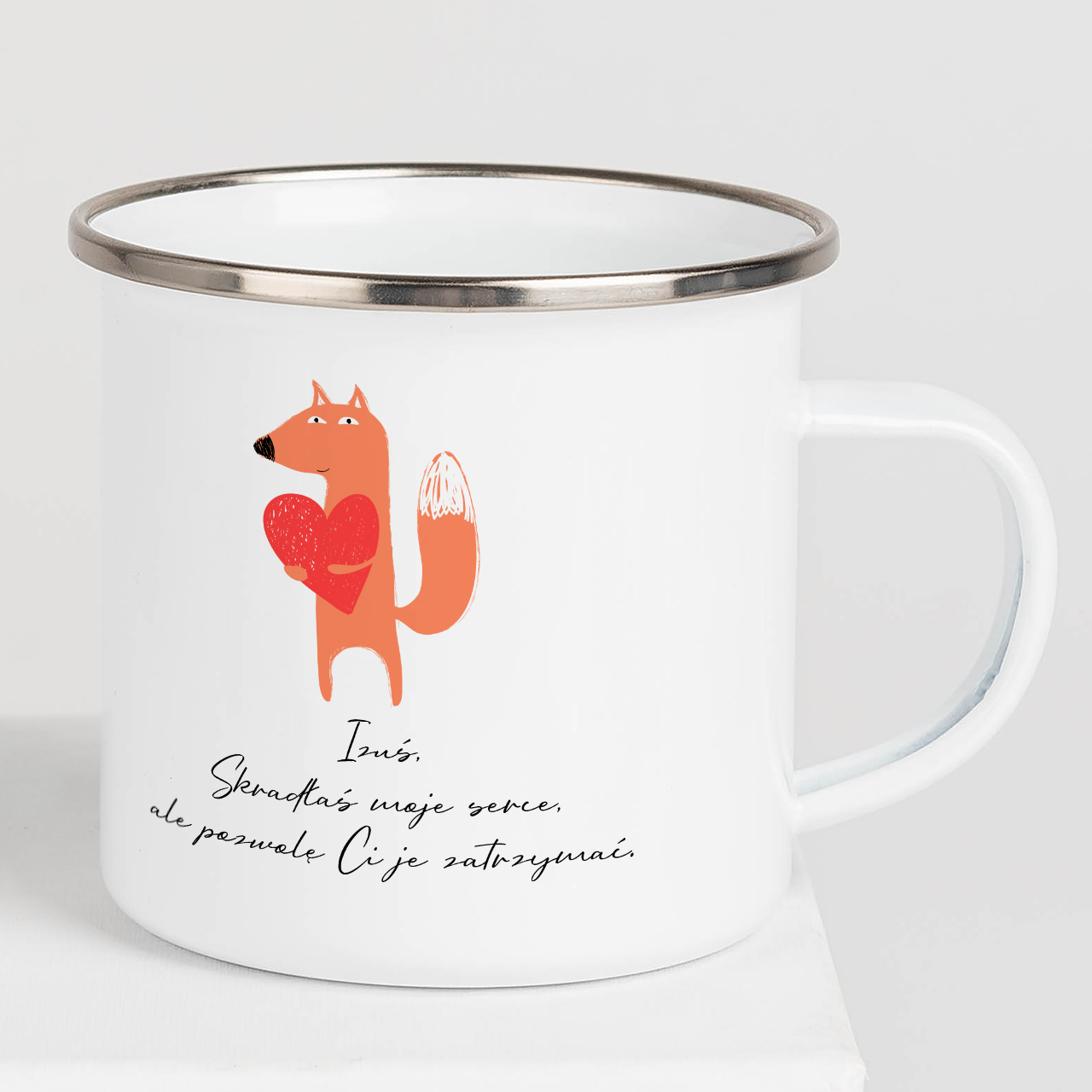 Walentynkowy kubek LISEK