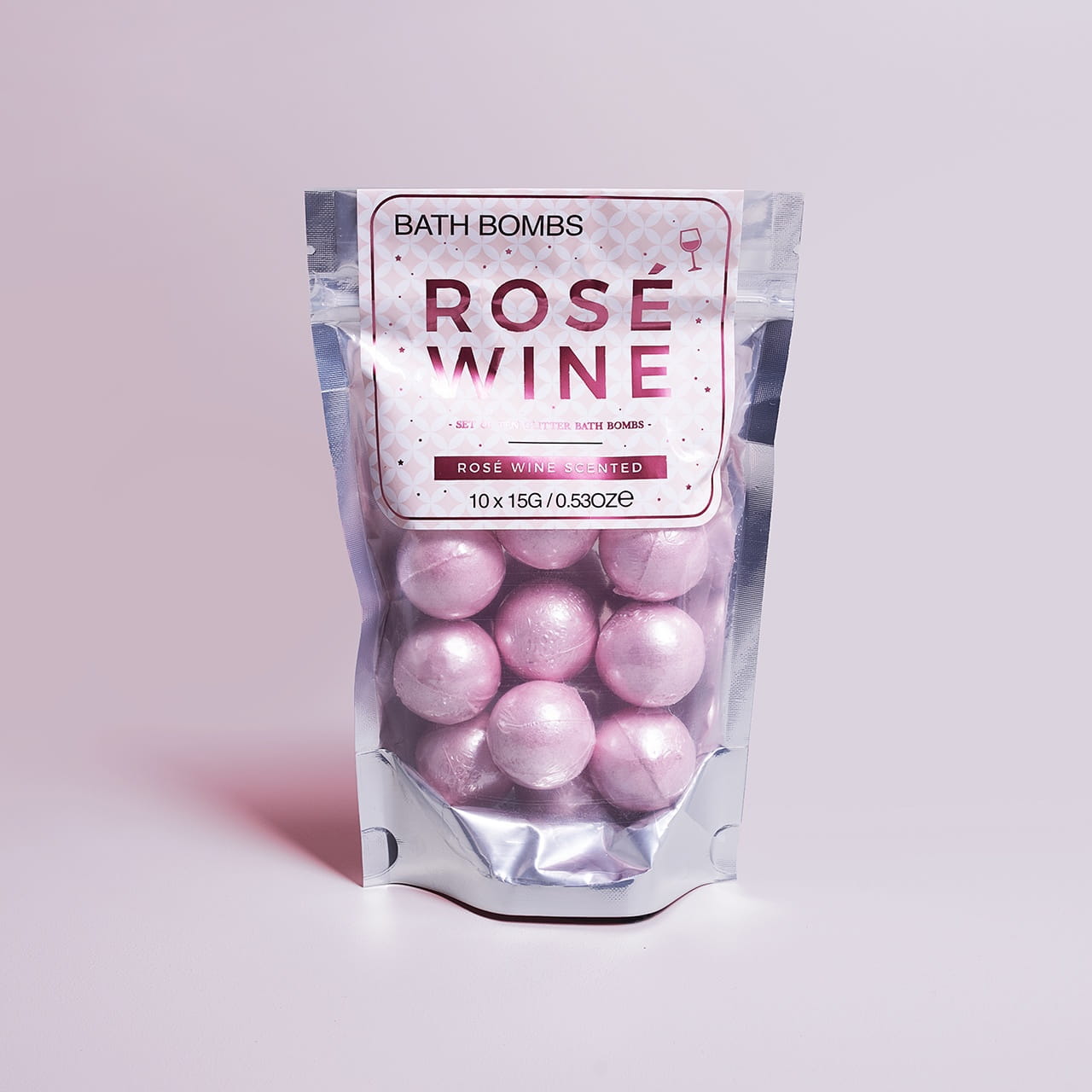Kule do kąpieli ROSE WINE prezent dla miłośniczki wina Kule do kąpieli ROSE WINE prezent dla miłośniczki wina